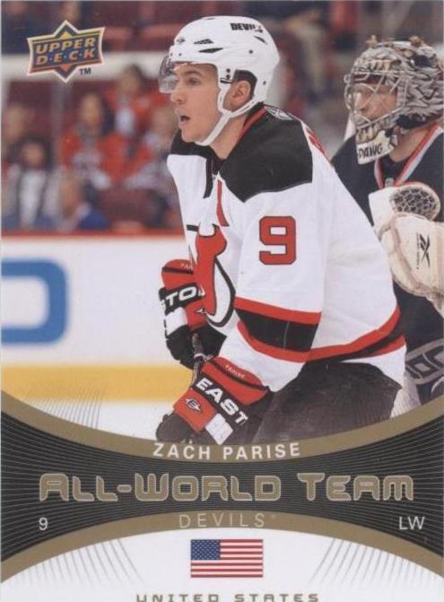 2010-11 Upper Deck - All-World Team Zach Parise #AW-4 for sale online ...
