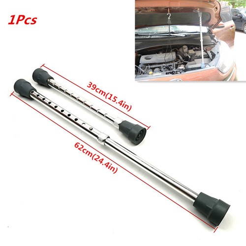 Car Hood Prop Rod Rubber Feet Adjustable Bonnet Support Holder Rope ...