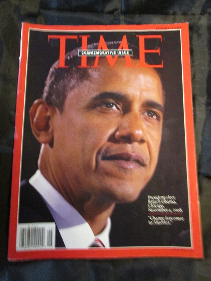 Barry Barack Hussein Soetoro Obama TIME MAGAZINE NOVEMBER 17 2008 ...