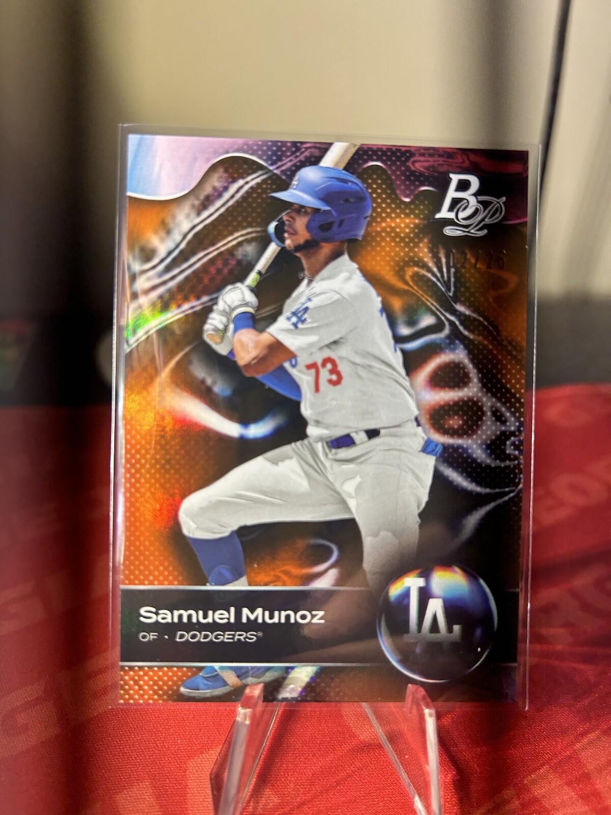 2023 Bowman Platinum - Top Prospects Orange Foil #TOP-1 Samuel Munoz ...