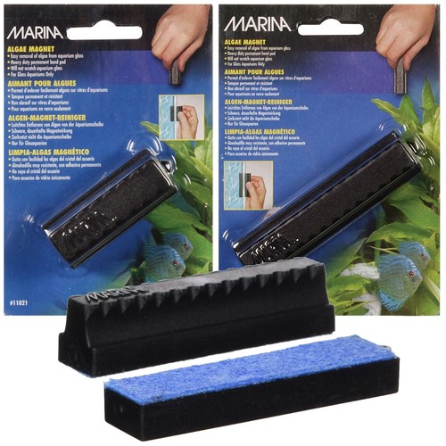 Aquarium Magnet Cleaner MARINA Algae Scrubbers Cleaning Glass Fish ...