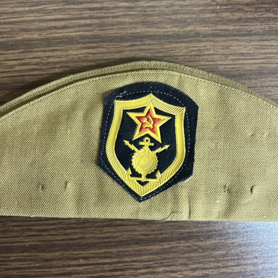 Soviet Pilotka Military Cap USSR Original | eBay