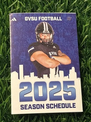 2025 Grand Valley State University Lakers GVSU Football Pocket Schedule ...