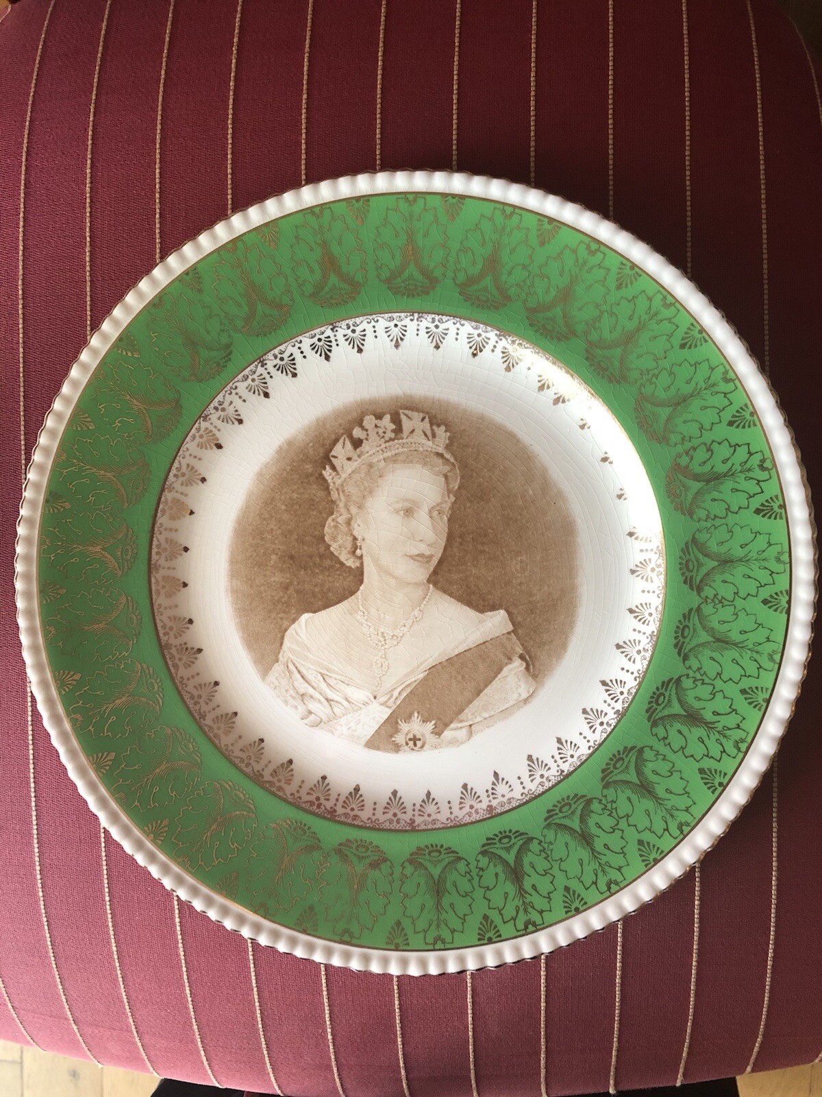 RARE Queen Elizabeth II June 2nd,1953 Coronation Plate Ambassador Ware ...