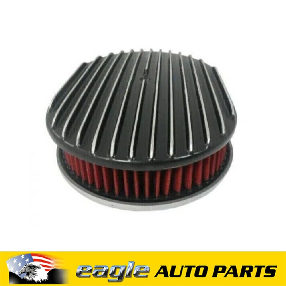 RPC ALUMINUM 15" X 2'' OVAL AIR CLEANER POLISHED FINNED WASHABLE FILTER ...