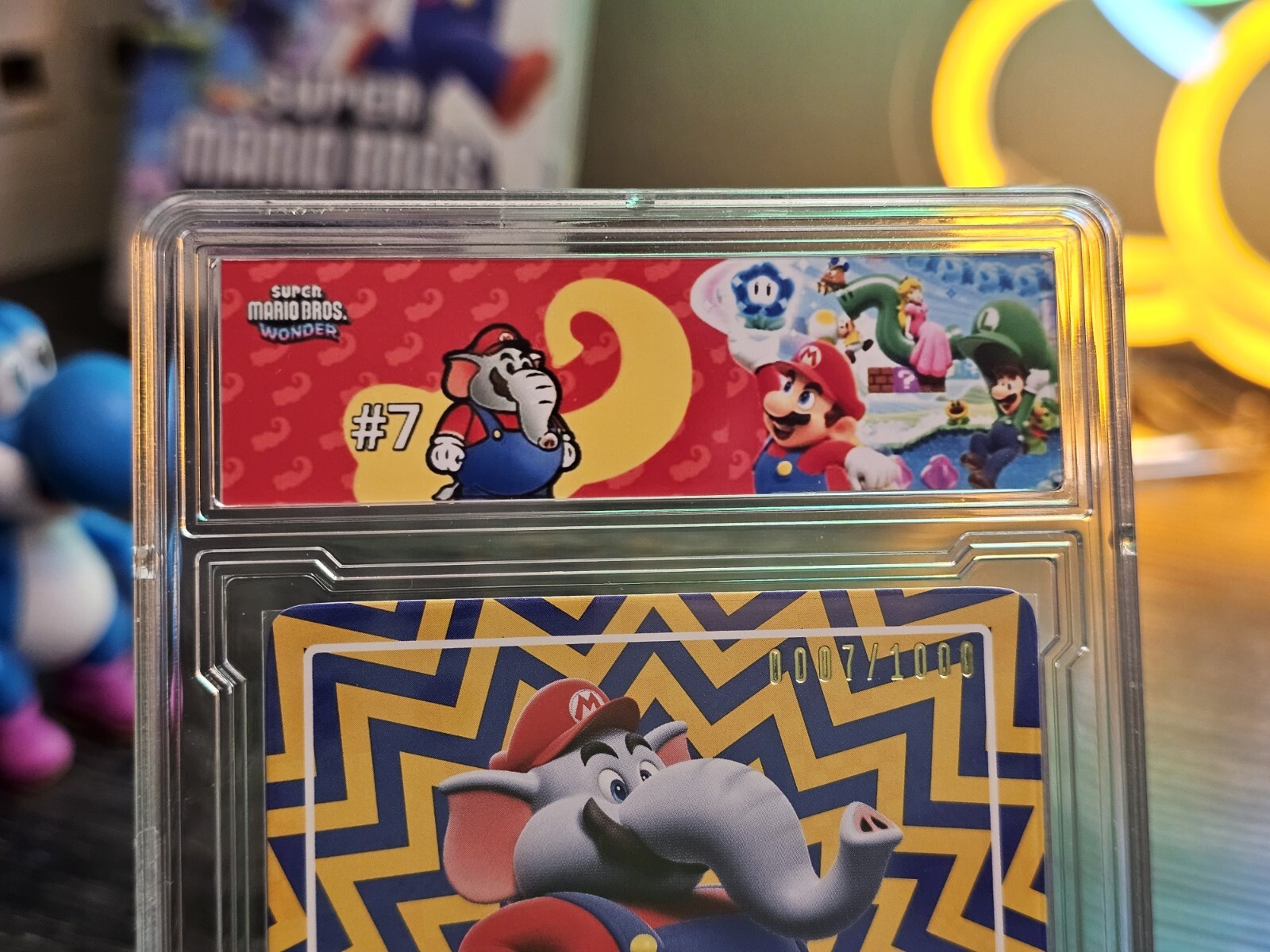 Elephant Mario # 0007/1000 Super Mario Bros. Wonder Trading Card LOWEST ...