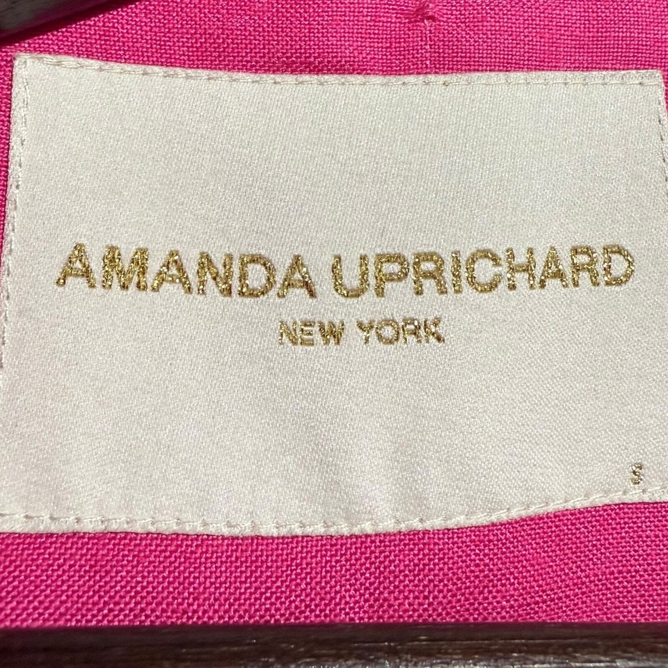 Amanda Uprichard Tucker Blazer Hot Pink Cerise Barbie Core Women's ...