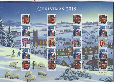 GREAT BRITAIN 2018 CHRISTMAS SMILERS SHEET UNMOUNTED MINT | eBay