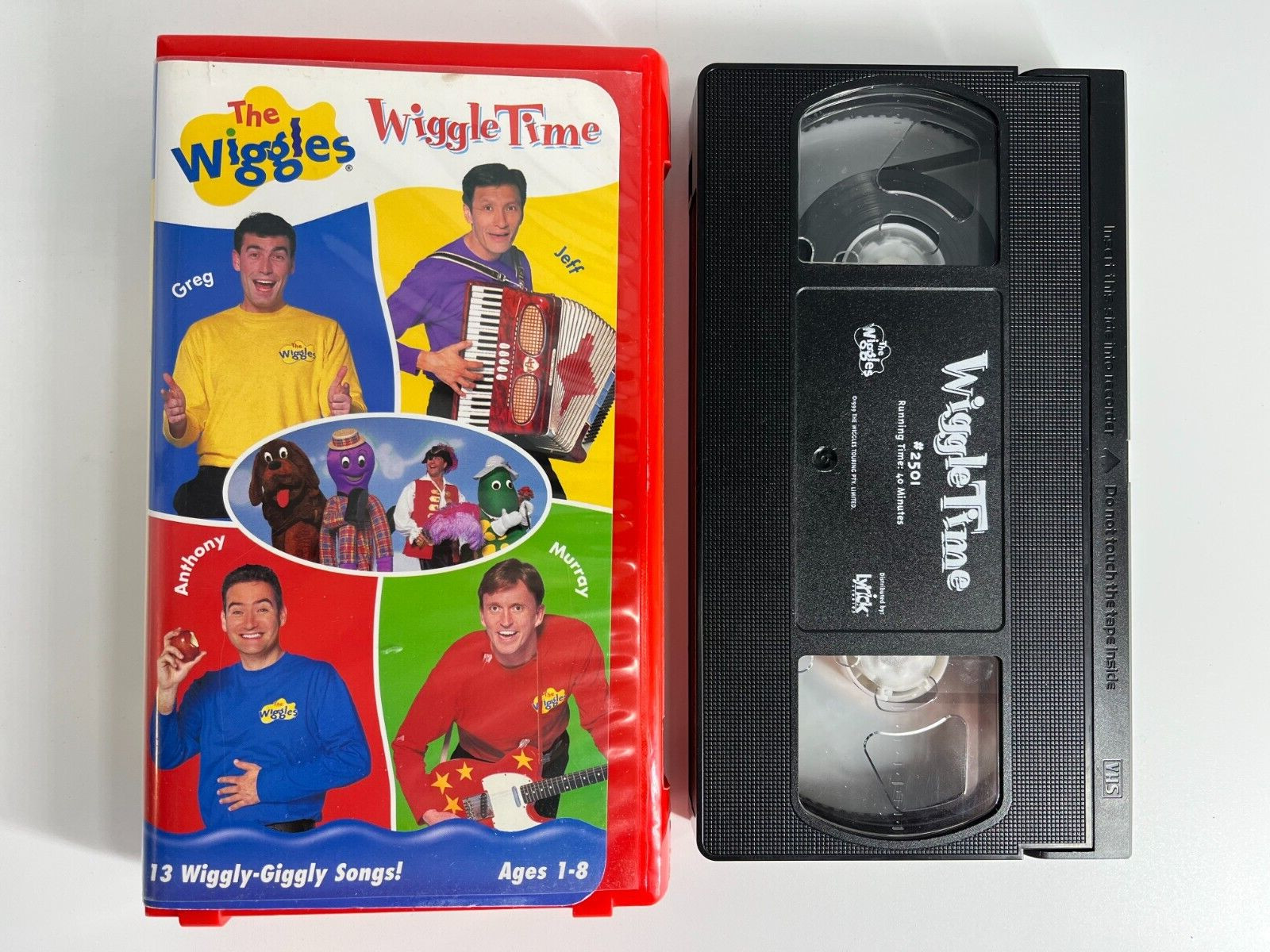 The Wiggles - Wiggle Time (VHS, 2000, Clam | Grelly USA