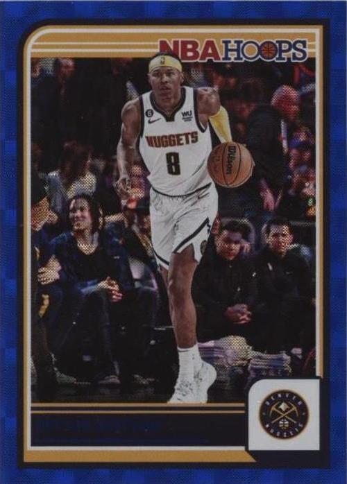 2023-24 Panini NBA Hoops - Peyton Watson #91 Hyper Blue for sale online ...