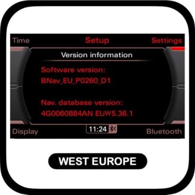 MMI 3G Basic 2023/2024 Navigation Sat Nav WEST EU Map Update | eBay