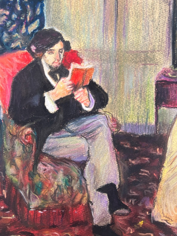 Camille Pissarro Drawing on paper (Handmade) signed and stamped mixed ...