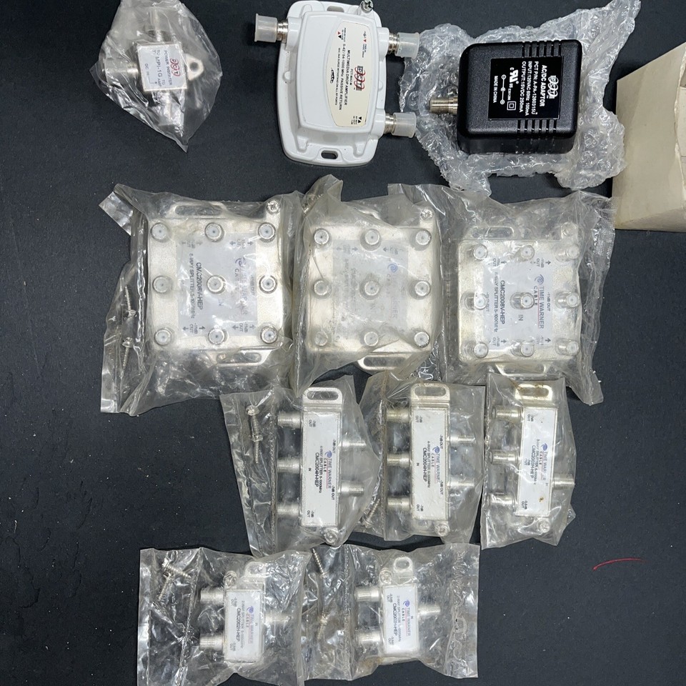 PCT-MA2-M Multimedia drop Amplifier with 8way 3way 2way cable splitters ...