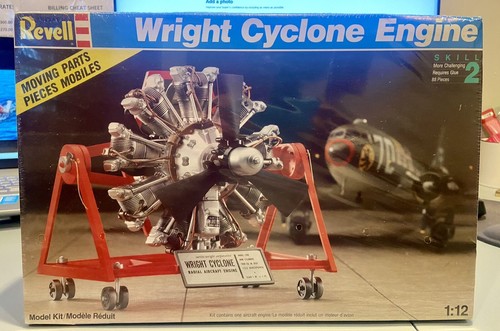 Wright Cyclone Engine Model Kit 8881 1:12 Revell 1991 Vintage SEALED | eBay