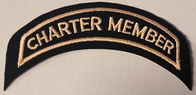 Harley Davidson Motorcycle CHARTER MEMBER HOG Patch Harley Owners ...