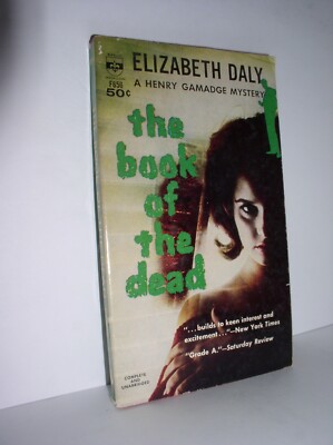 The Book of the Dead by Elizabeth Daly (Berkley #F656, 1962,Paperback ...
