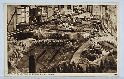 Vintage Postcard Model Land, New Romney Station, R. H. & D. Railway ...