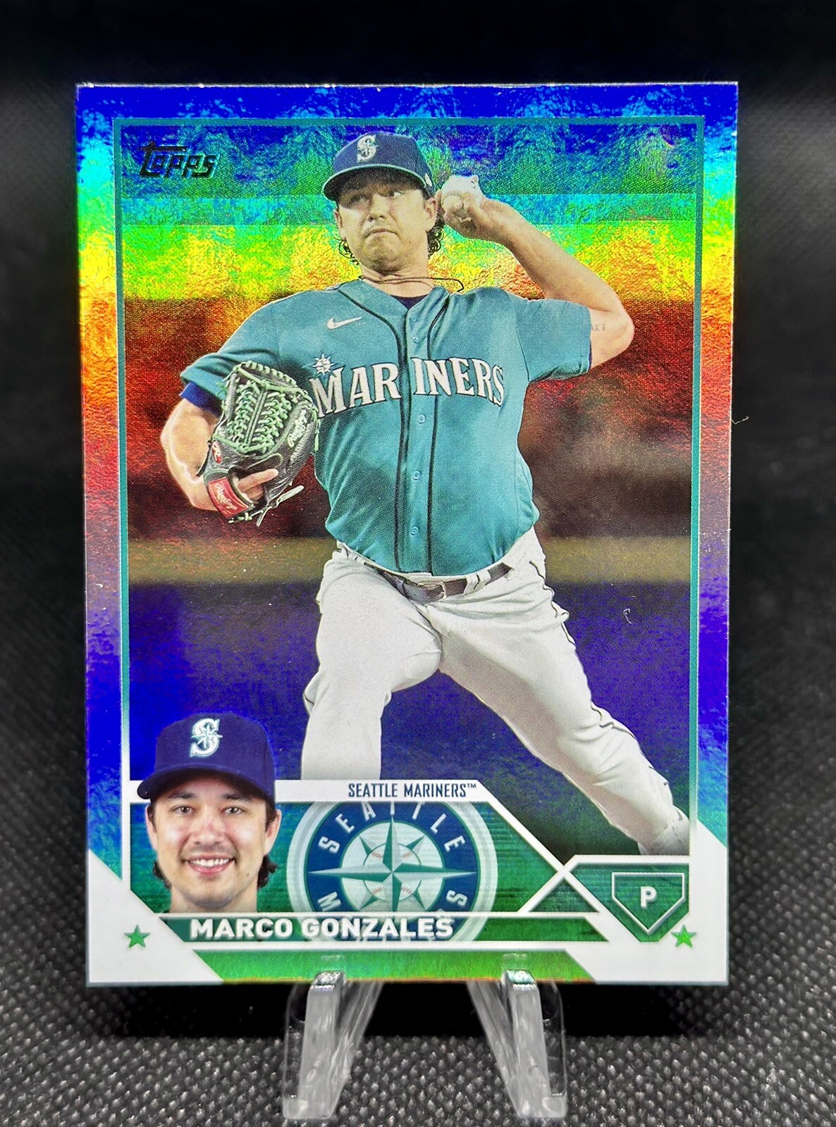 2023 Topps Series 1 Rainbow Foil #144 Marco Gonzales Seattle Mariners ...
