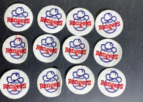 Texas Rangers Old Team Uniform Patch 12 Vintage MLB New old stock | eBay