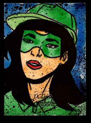 2019 DC Comics Bombshells III Artist Jeffrey Benitez Sketch Card ...