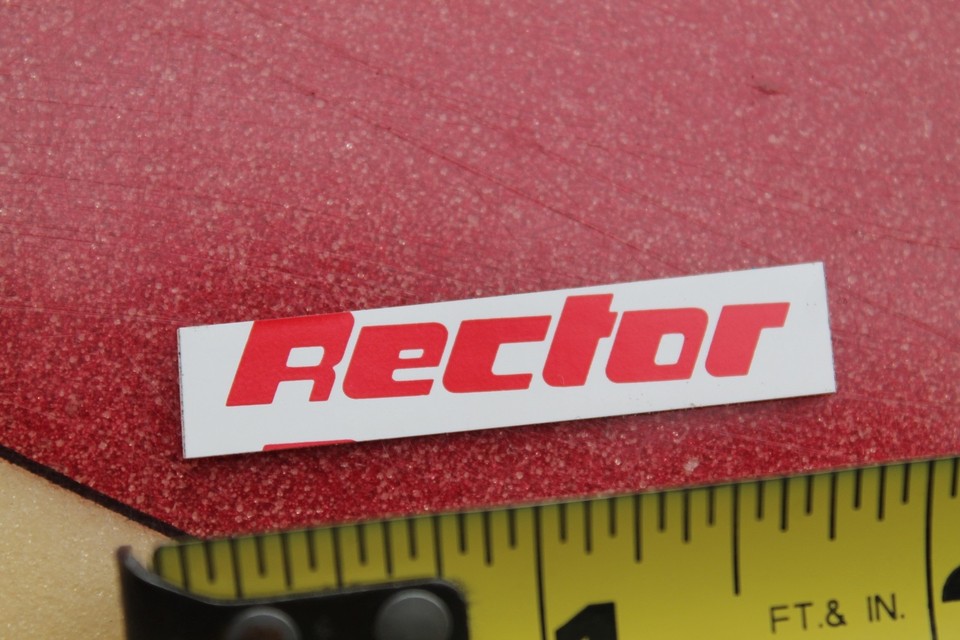 RECTOR Safety Gear Skateboards 70's Vintage JA Small Neon Skateboarding ...