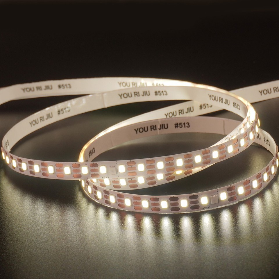 5-20M 2835 SMD LED Strip Light 12V 24V Warm White DIY Tape Lighting ...