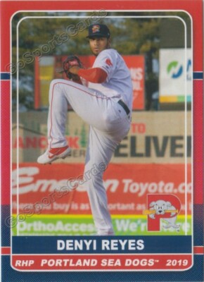 2019 Portland Sea Dogs Denyi Reyes RC Rookie Boston Red Sox | eBay