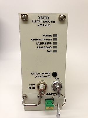 Antec XMTR LLNTR 1539.77 nm 5-210 MHz Fiber Optic Return Transmitter | eBay