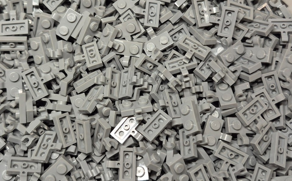 Lego 11476 65458 Plate with Horizontal Clip 1x2 Select Colour Pack of ...