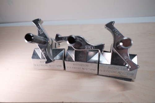 Lot of 3 Matthews MSE Matthellini Clamp 3" Center Jaw Cardellini Grip 5 ...
