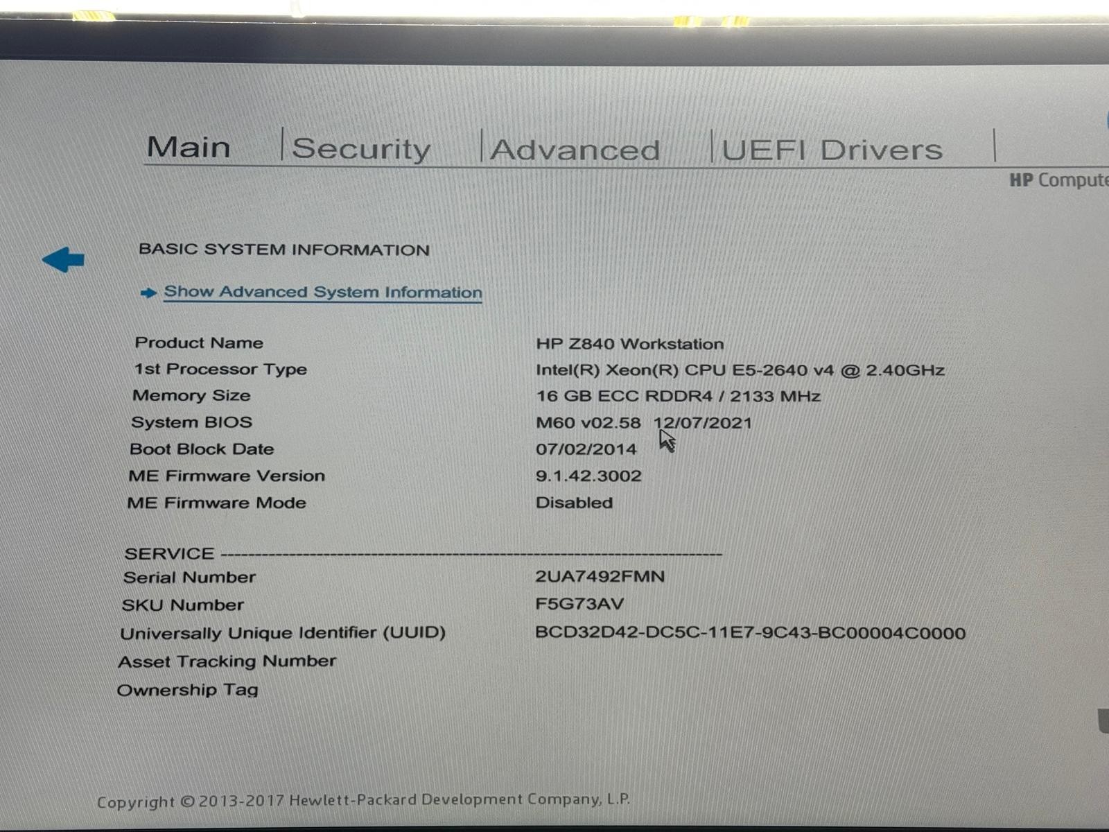 HP Z840 Workstation intel Xeon E5-2640 v4 2.40Ghz 16GB DDR4 NO (HDD,GPU ...