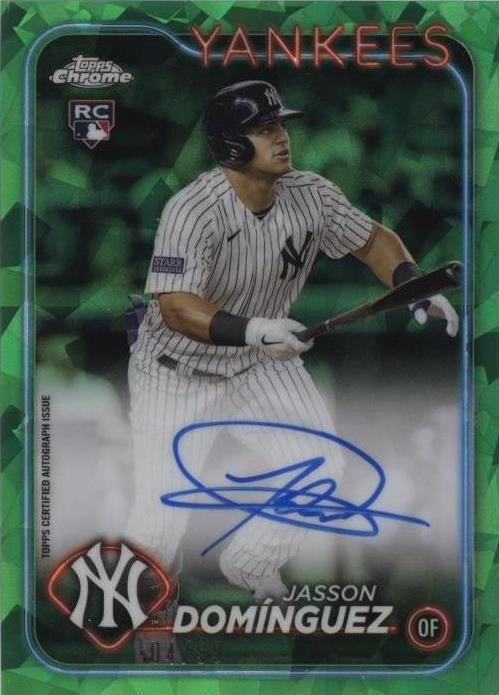 2024 Topps Chrome Sapphire Edition - Autographs Jasson Dominguez #CSA ...