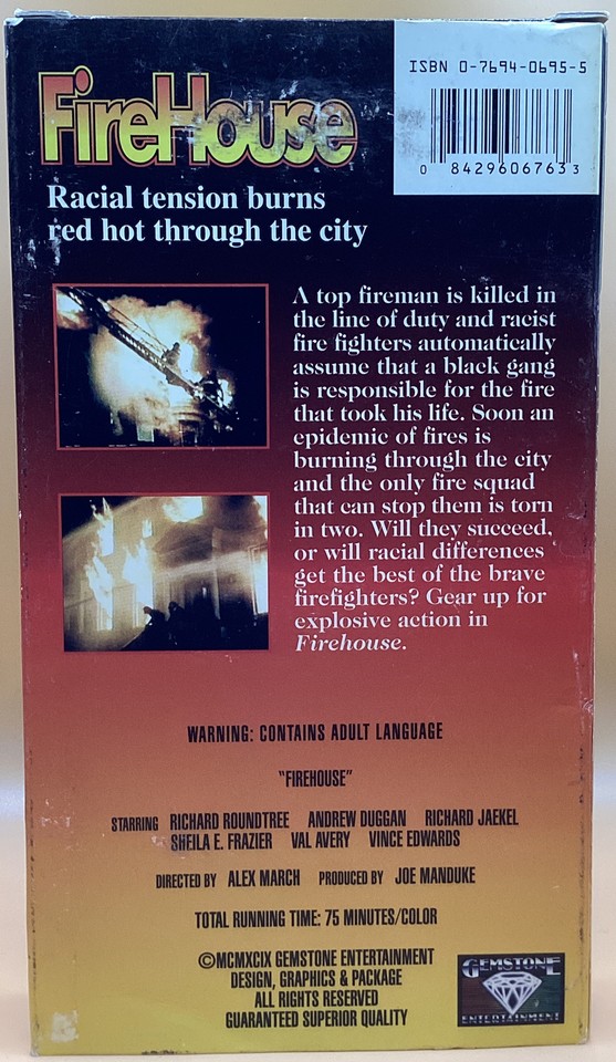 FireHouse VHS 1973, 1999 Richard Roundtree **Buy 2 Get 1 Free** | eBay