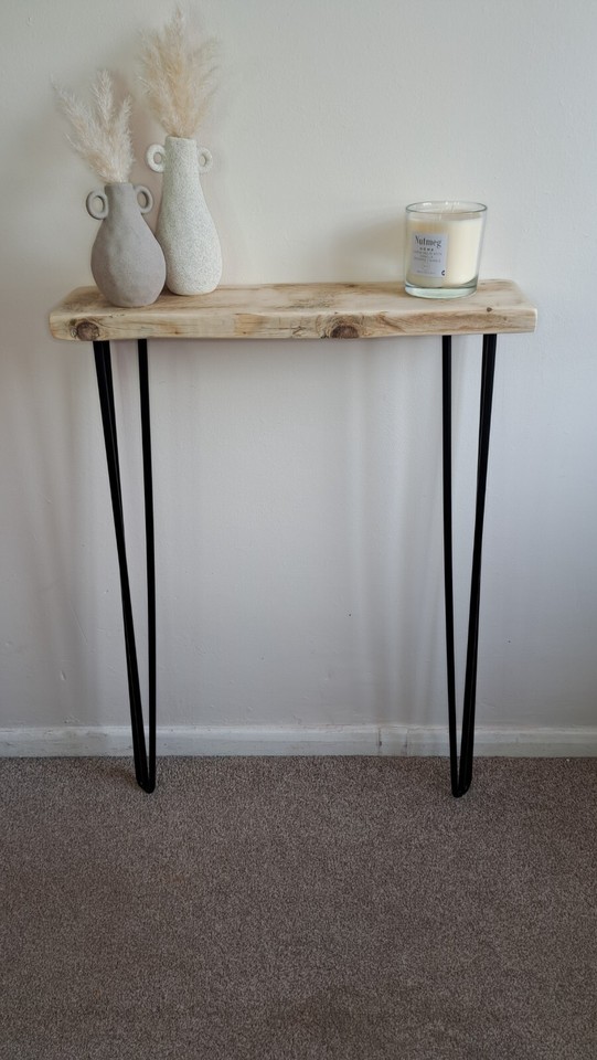 Rustic Radiator Cover With Hairpin Legs | Radiator Shelf | Console ...