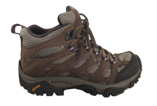 Merrell Women's Moab Mid Vent Mid Hiking Boots Bracken/Purple Size 6 ...
