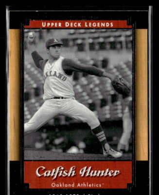 2001 Upper Deck Legends #5 Catfish Hunter Card Oakland Athletics | eBay