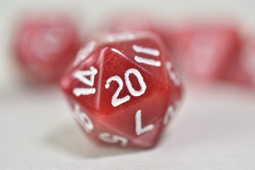 Chessex OOP Marbelized Red Polyhedral RPG TTRPG DND | eBay
