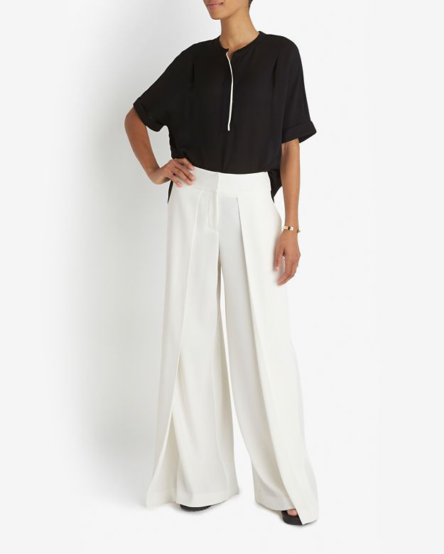 Vince Colorblock Silk Blouse 10364162