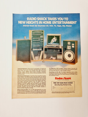 Radio Shack Advertising Vintage Magazine Advert Advertising Original | eBay