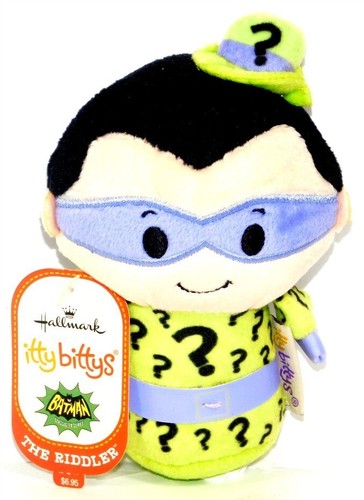 Hallmark Itty Bittys Bitty Batman Classic TV Series The Riddler Plush ...