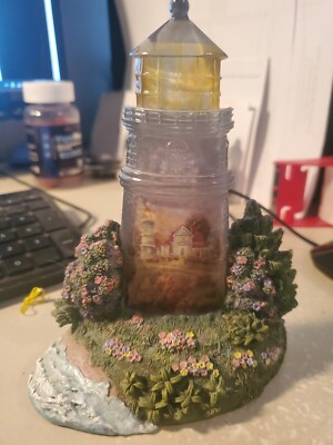 Thomas Kinkade Safe Harbor Lighthouse Collection Victorian Light | eBay