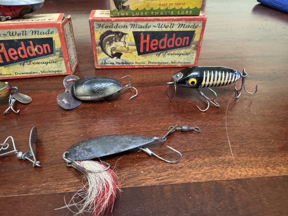 HEDDON JINX SOUTHBEND VINTAGE LURES AND BOXES | eBay