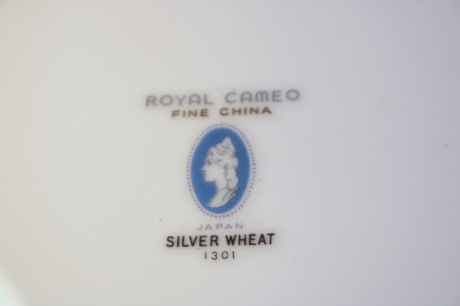 ROYAL CAMEO FINE CHINA SILVER WHEAT 1301 JAPAN Coffee Tea Cups Set of 3 ...