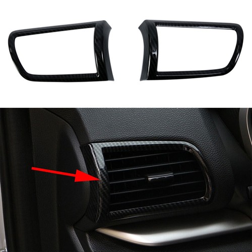 Carbon Fiber Side Air Vent Outlet Cover Molding Trim For Eclipse Cross ...