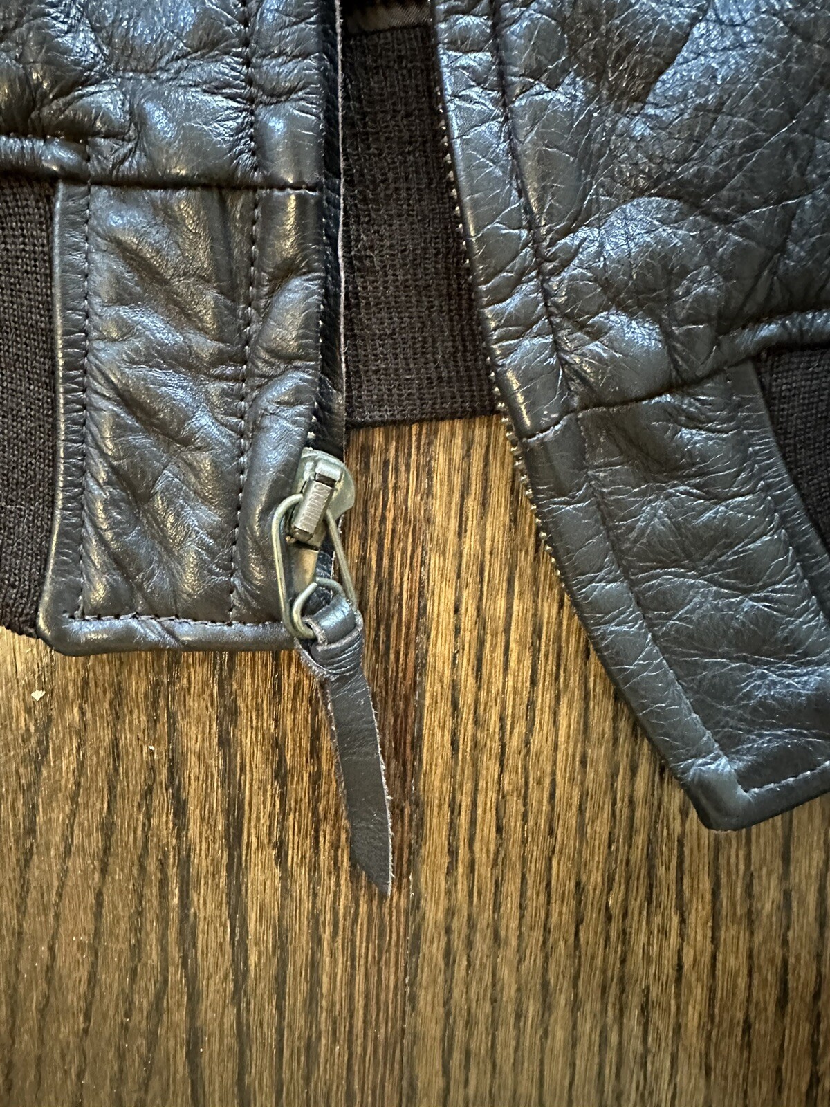 VINTAGE G1 US NAVY FLIGHT JACKET LEATHER MILITARY BOM… - Gem