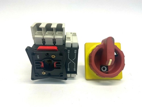 Schneider Electric V0 25A Switch Body w/ Red Padlockable Handle & VZ20 ...