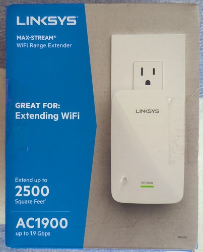 LINKSYS MAX-STREAM WiFi Range Extender AC1900 745883710904 | eBay