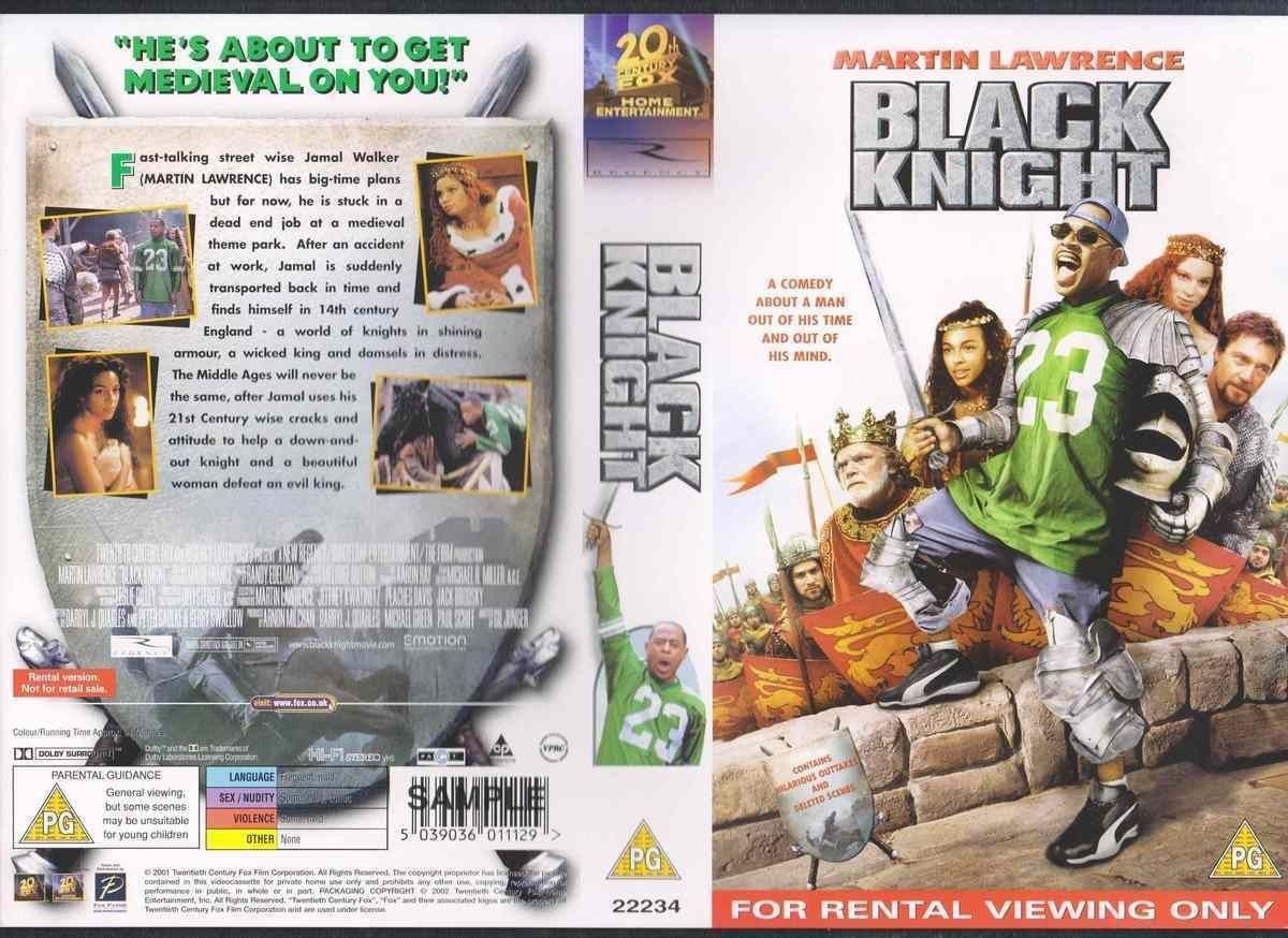 Black Knight, Martin Lawrence VHS Video Promo Sample Sleeve/Cover #9022 ...