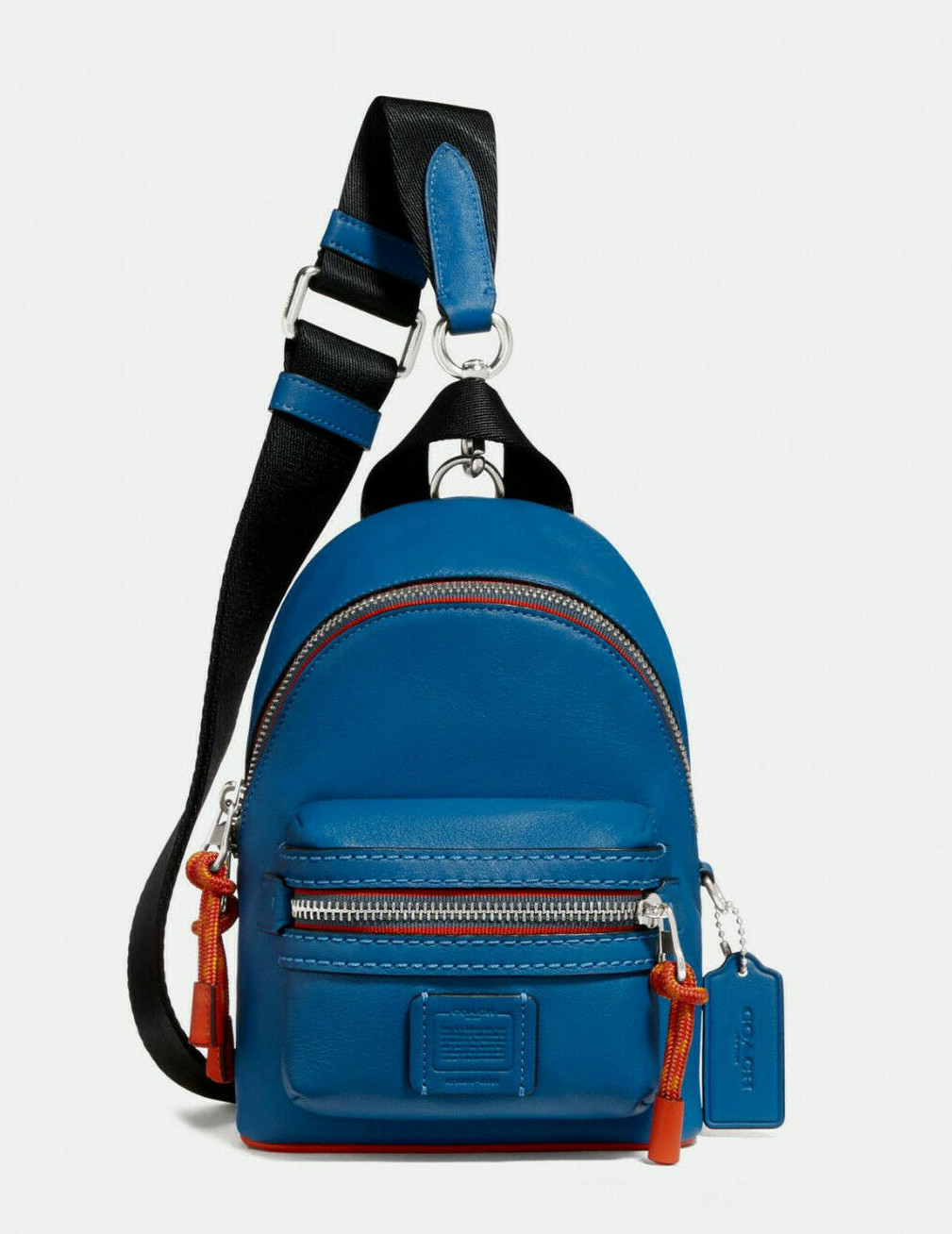 COACH Academy Backpack 15 Mini Leather Crossbody ~NWT~ Blue 912 ...