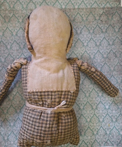 Faceless Primative Rag and Fabric Doll Handmade Vintage | eBay